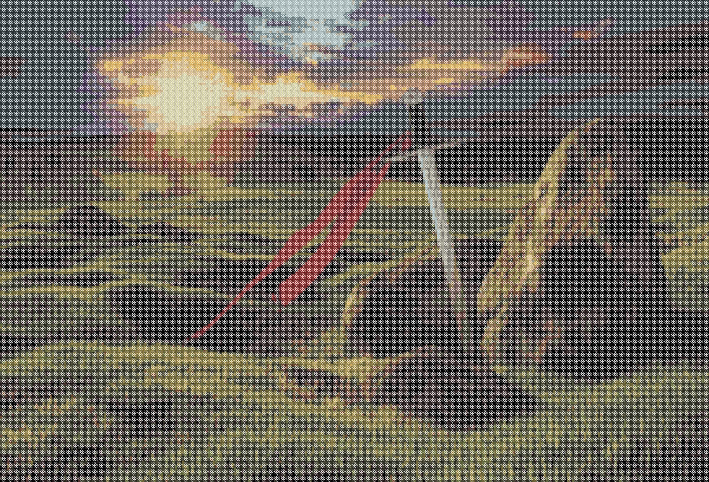 Sword of the Land: Arthurian Fantasy Inspired Cross-stitch Pattern ...