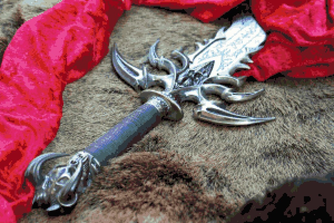 The Hero's Sword: Cross-stitch Pattern Fantasy Weapon Inspiration ...