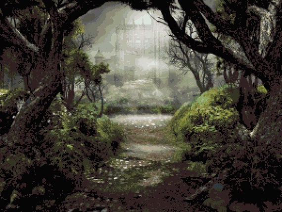 Mysterious Castle Path: Fantasy Castle Setting Inspired - Etsy