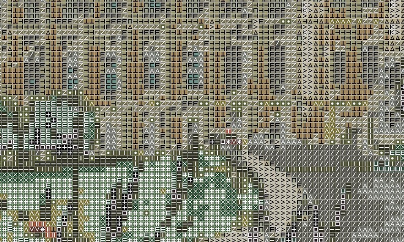 Manti Temple: LDS Church Inspired Cross-stitch Pattern, Pixel Art Image ...