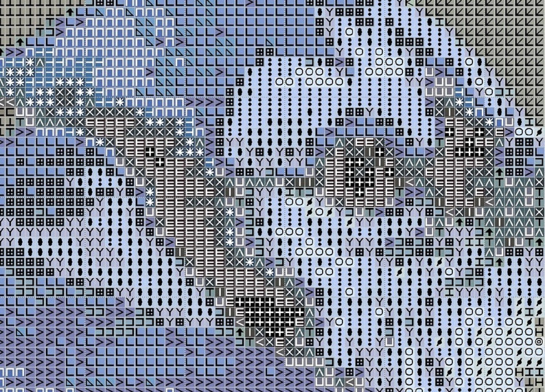 Winter Bluejay Cross Stitch Pattern: Seasonal Nature Birds Pixel Art ...