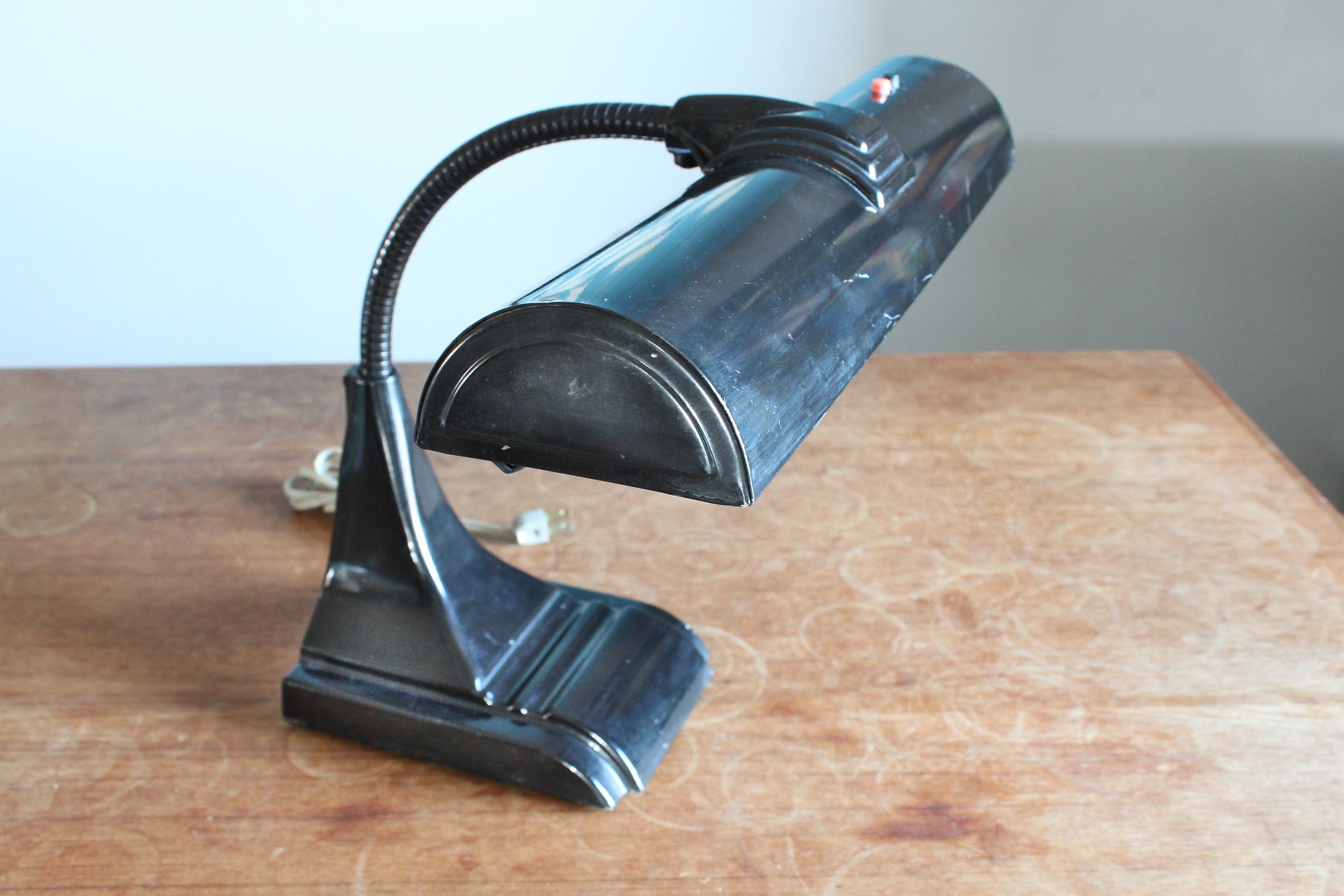 Vintage 1960's Industrial Metal Gooseneck Desk Lamp by AR1 - Etsy