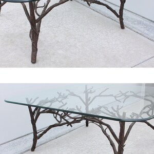 Handcrafted Wrought Iron tree Branch Coffee Table in the Style of Giacometti - Etsy