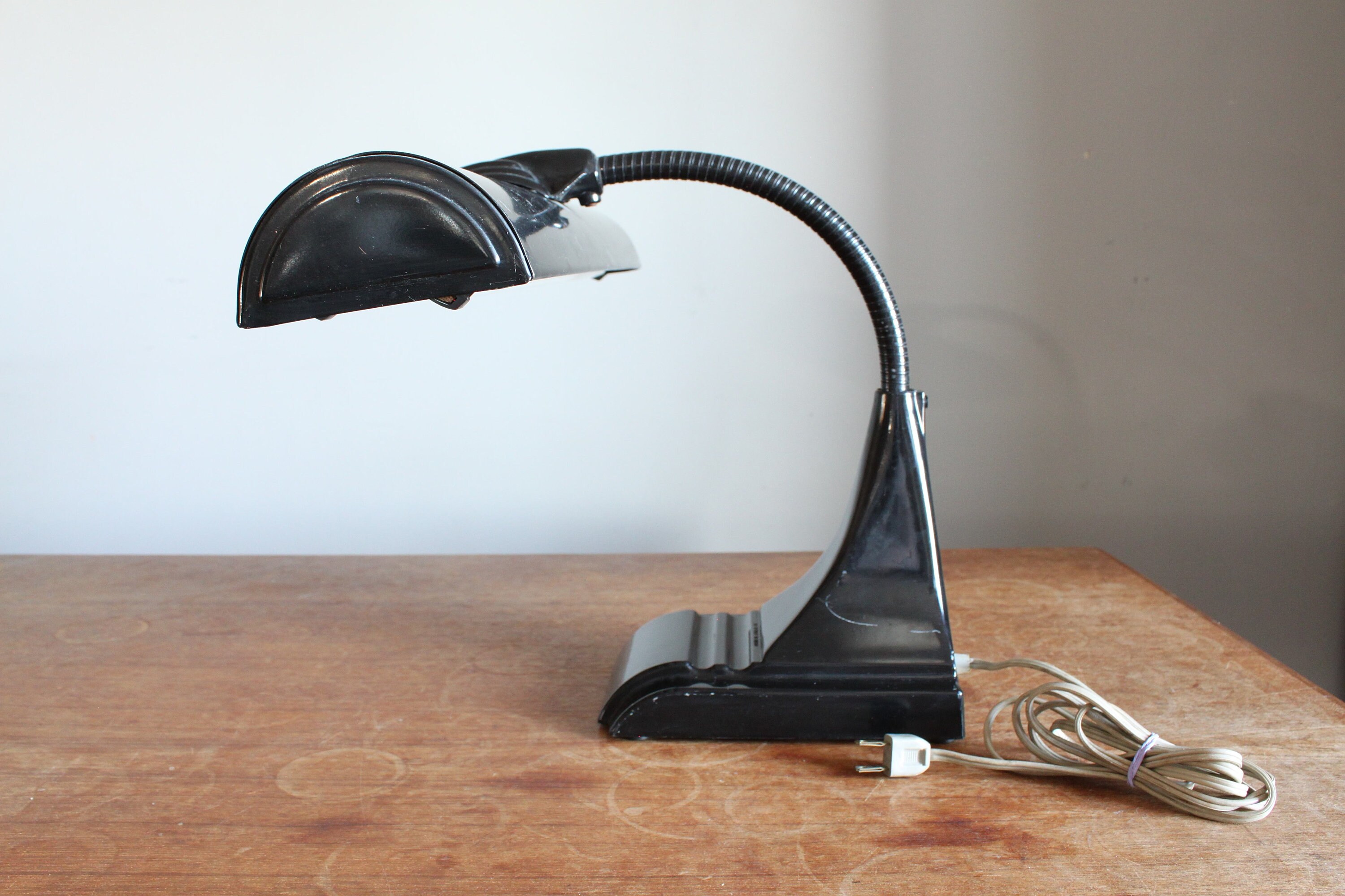 Vintage 1960's Industrial Metal Gooseneck Desk Lamp by AR1 - Etsy