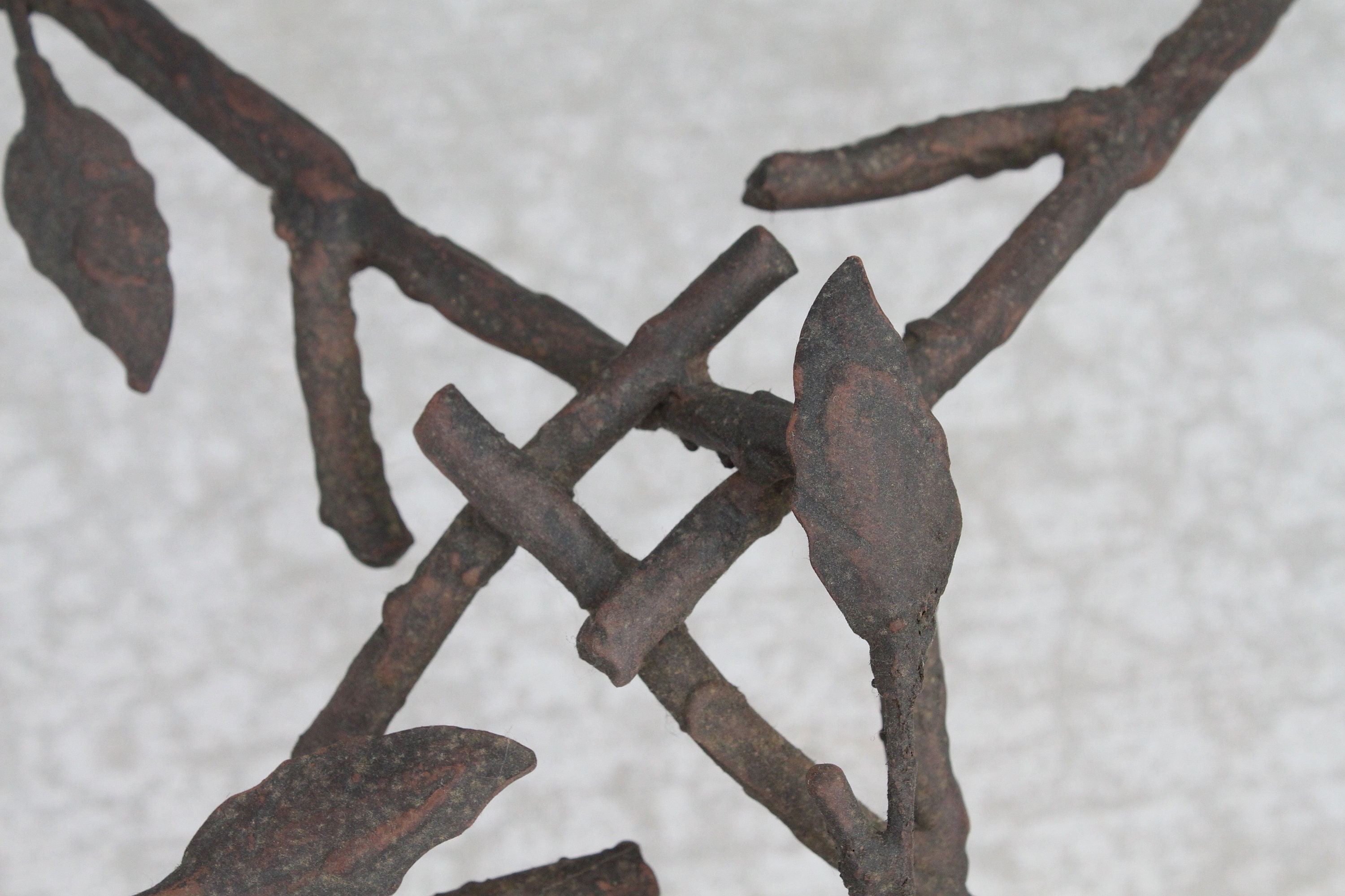 Handcrafted Wrought Iron tree Branch Coffee Table in the Style of ...