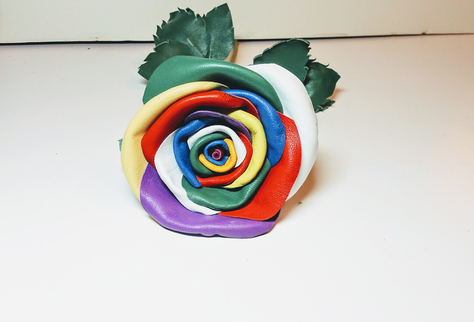 Leather Roses 3rd Anniversary Leather Gift Rose of - Etsy