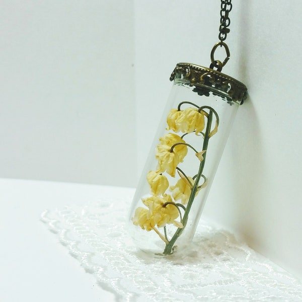 Real Flower Necklace - Etsy