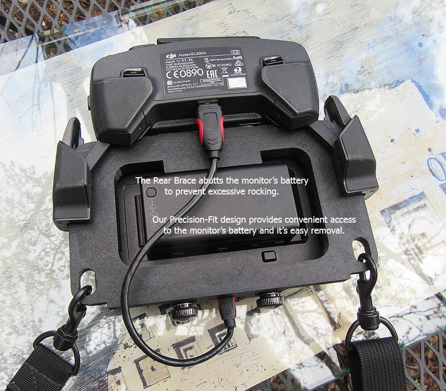DJI Crystalsky 5.5" Monitor Mount for Mavic Pro, Mavic 2, Mavic Air ...