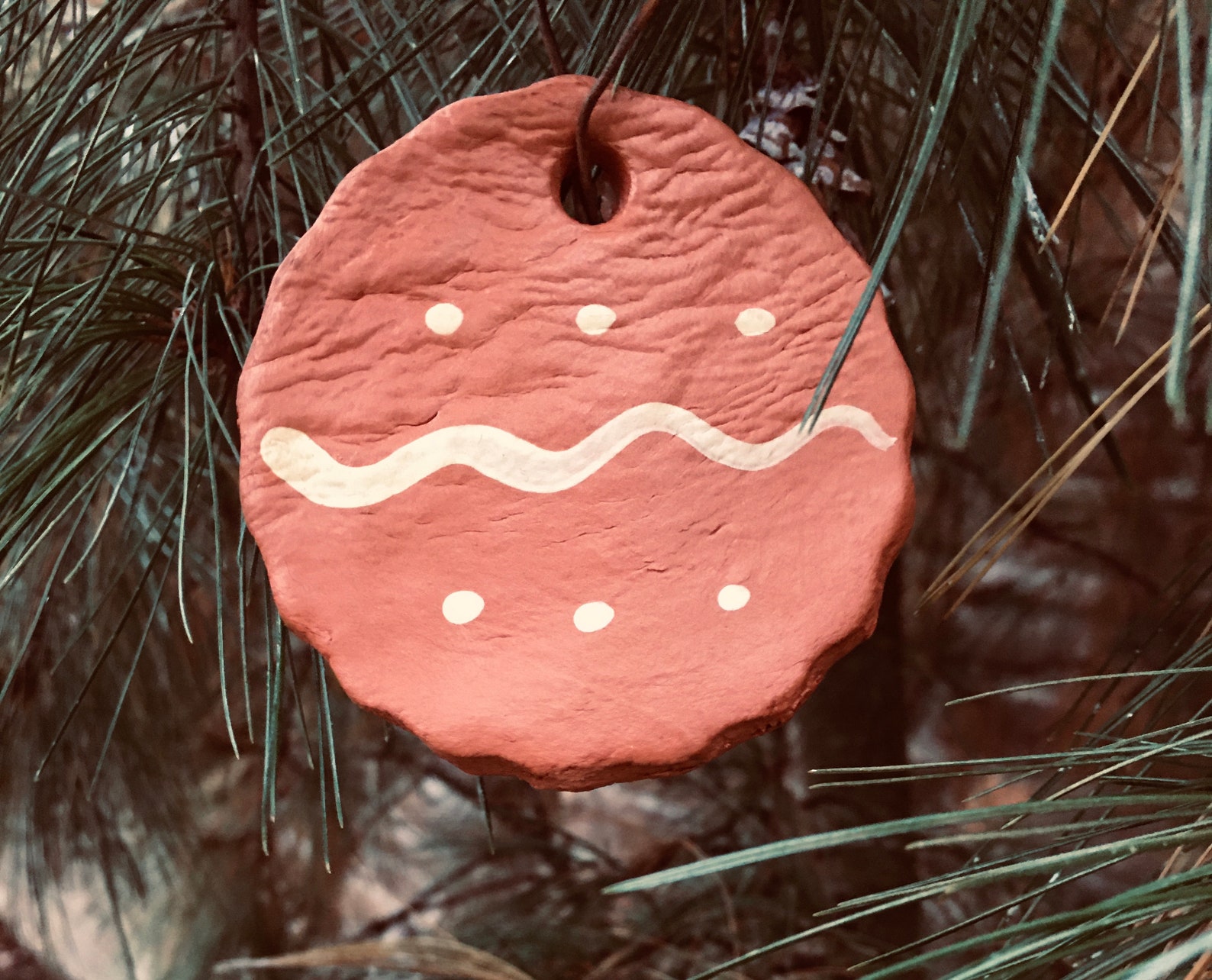 Redware Clay Colonial Primitive Pottery Hanging Ornament - Etsy