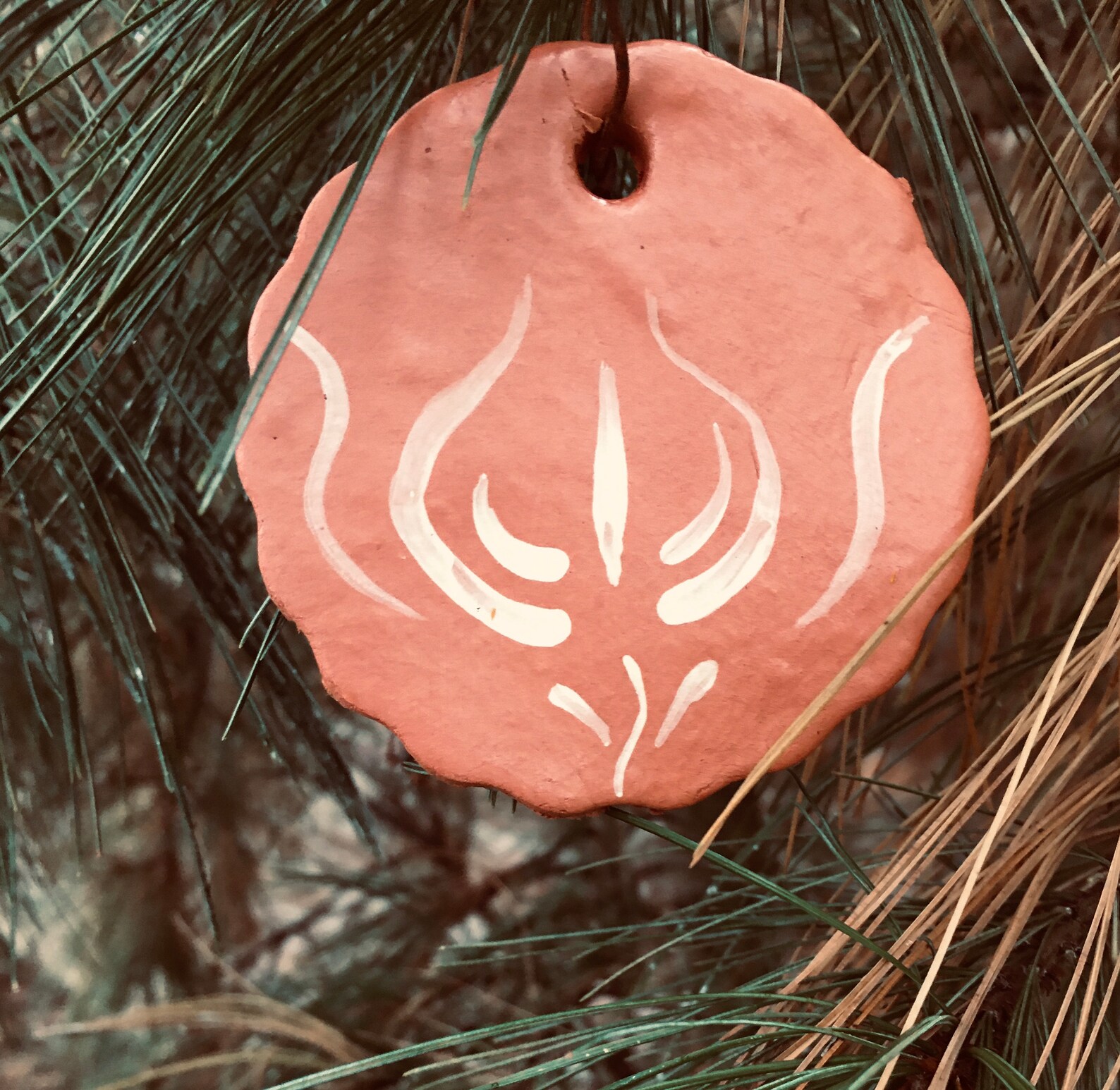 Redware Clay Colonial Primitive Pottery Hanging Ornament - Etsy