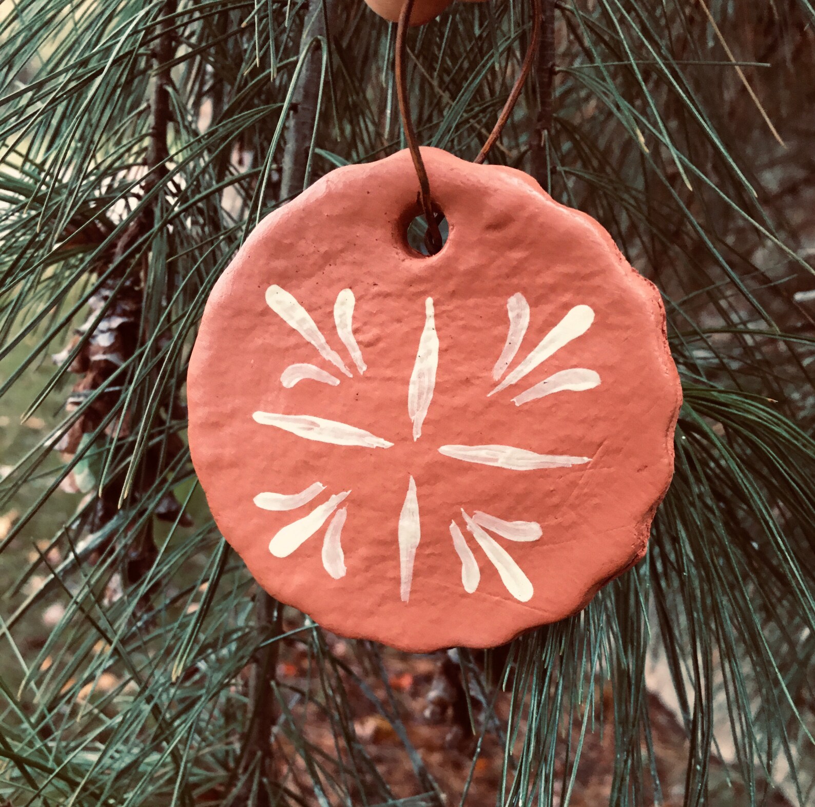 Redware Clay Colonial Primitive Pottery Hanging Ornament - Etsy