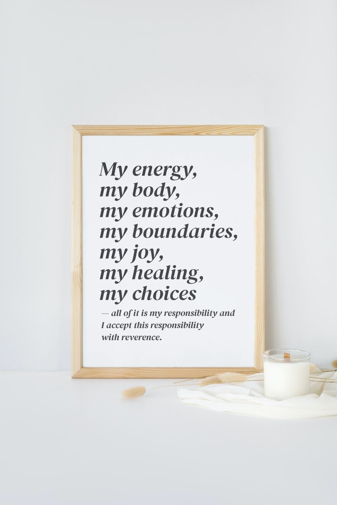 Energy Emotions Wall Art Motivation Wall Art Word Art - Etsy