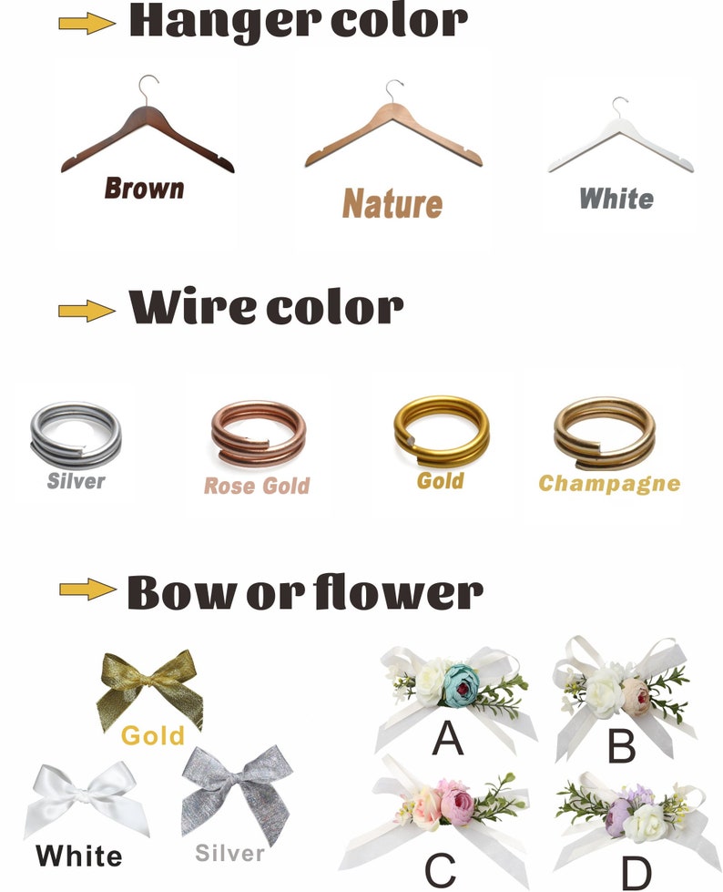 Personalized Wedding Hanger: Custom Bridal Party Gift - Etsy