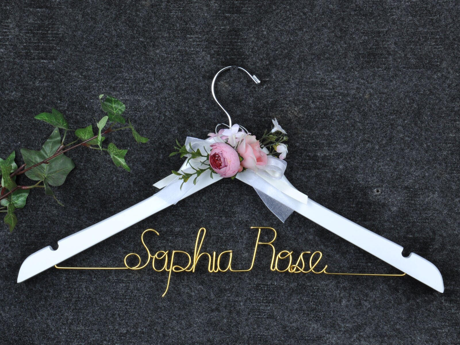 SET 5-7 Single Layer Hanger--bride Flower Wedding Hanger, Bride Wedding ...