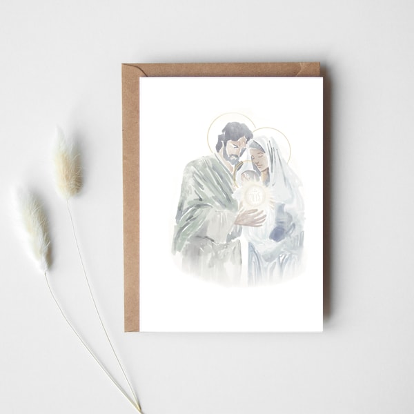 Religious Christmas Cards - Etsy