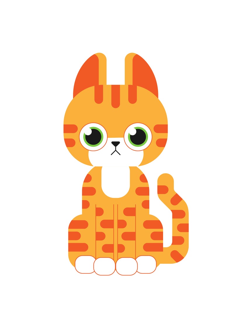 Cat Poster Printable - Etsy