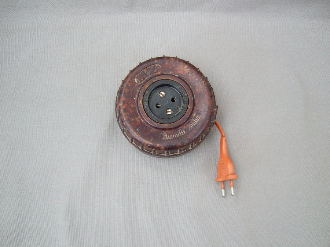 Cable Reel Bakelite Stromfix Junior Cable Reel KWO Vintage Cable Reel ...