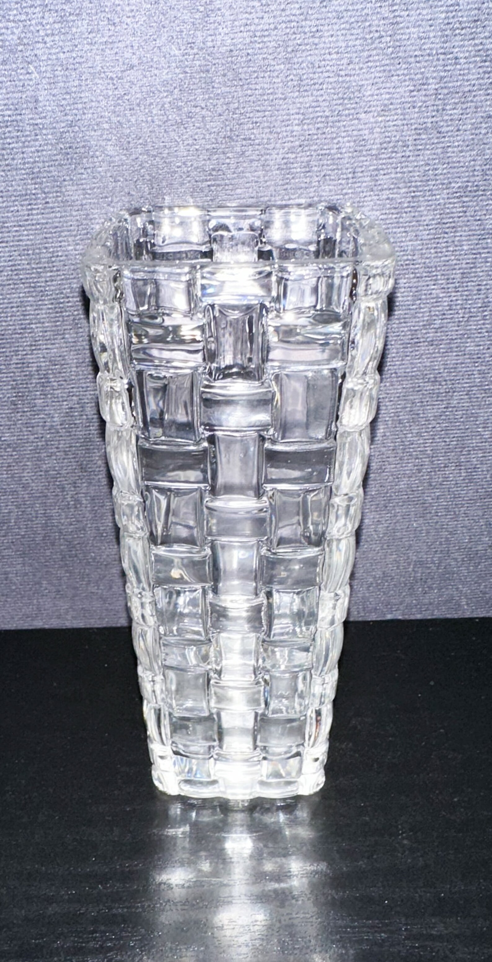 Vintage Nachtman Crystal Bud Vase: Bossa Nova Dancing Stars ...