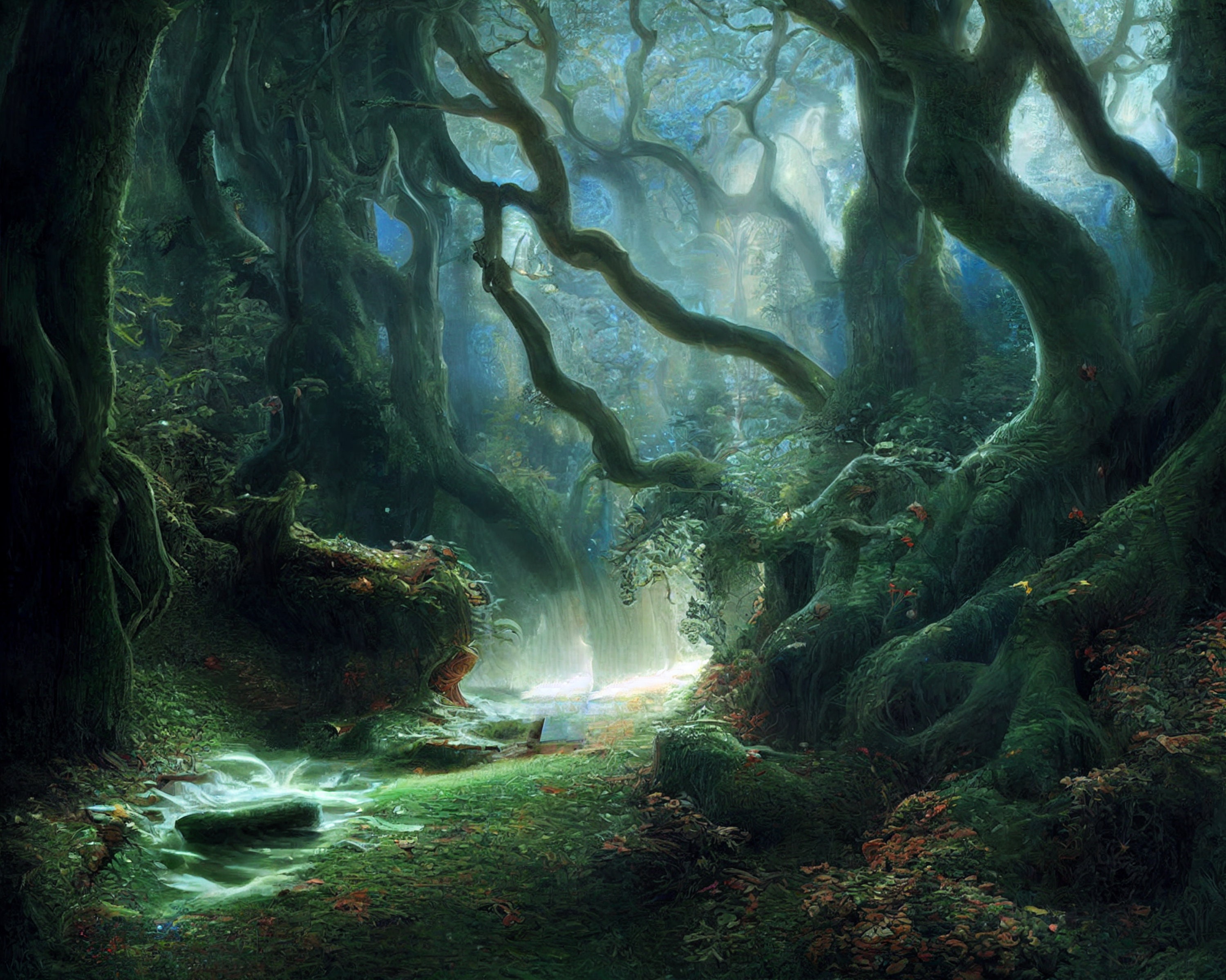 Mystical Forest Art