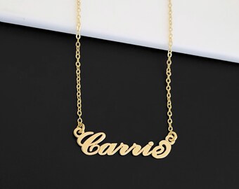 Carrie Font Necklace - Etsy