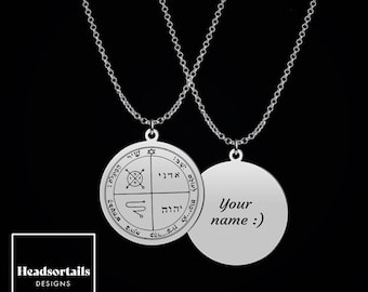 Seal of Solomon Necklace Kabbalah Amulet Protection Necklace - Etsy