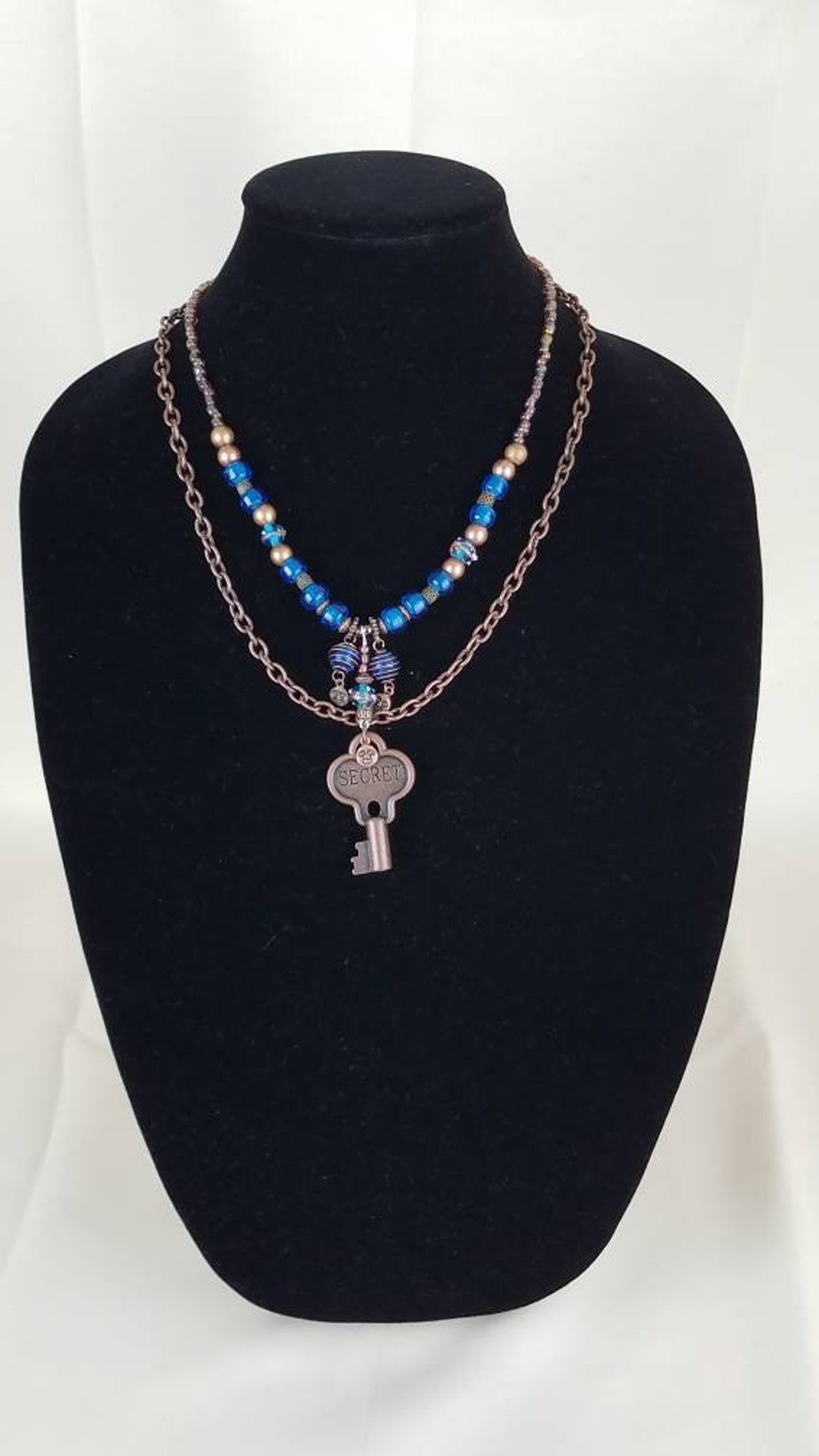 Steampunk Secret Key Necklace - Etsy