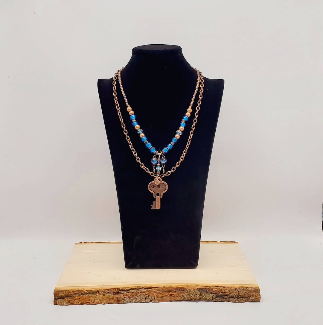 Steampunk Secret Key Necklace - Etsy