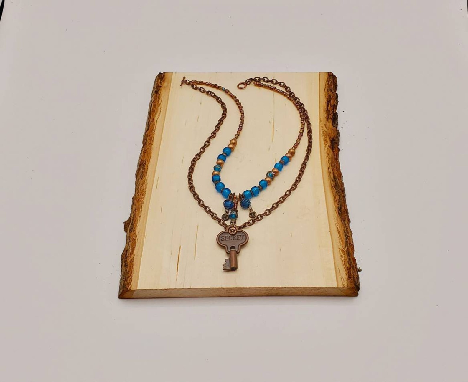 Steampunk Secret Key Necklace - Etsy