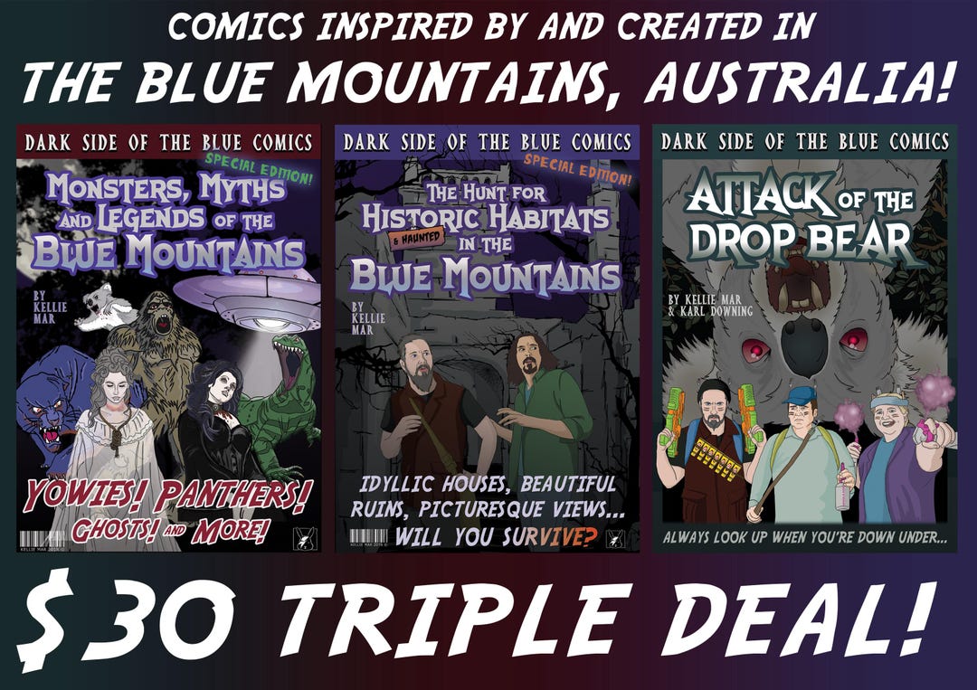 Dark Side of the Blue Comics - TRIPLE DEAL! - Etsy