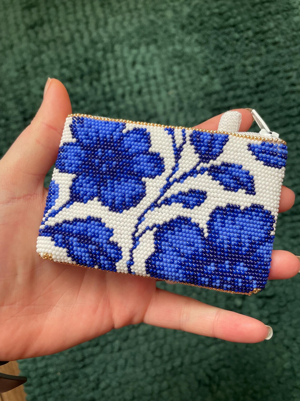 Floral Bead Crochet Wallet KIT - Etsy