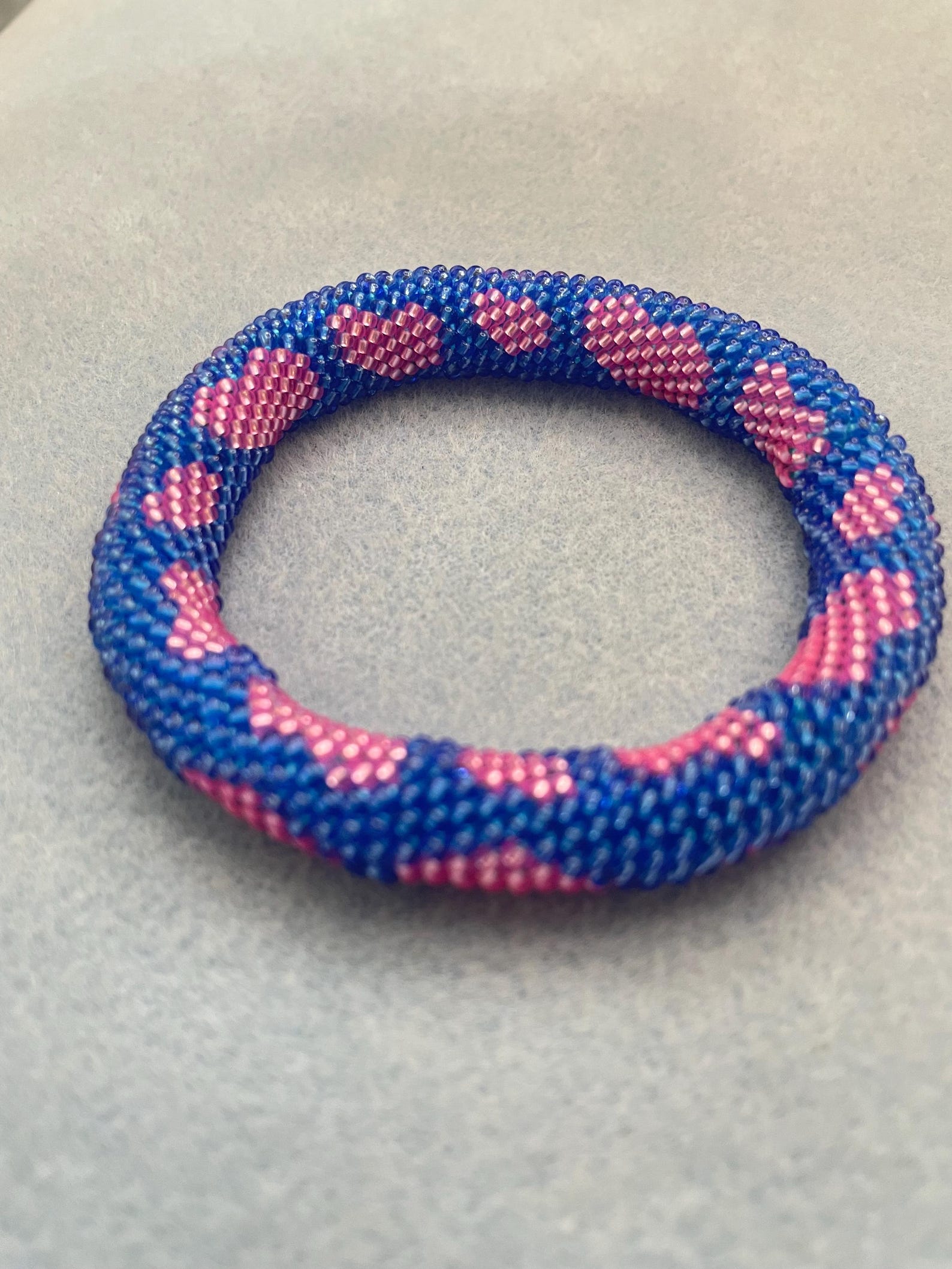 Heart Bead Crochet Bracelet Pattern - Etsy