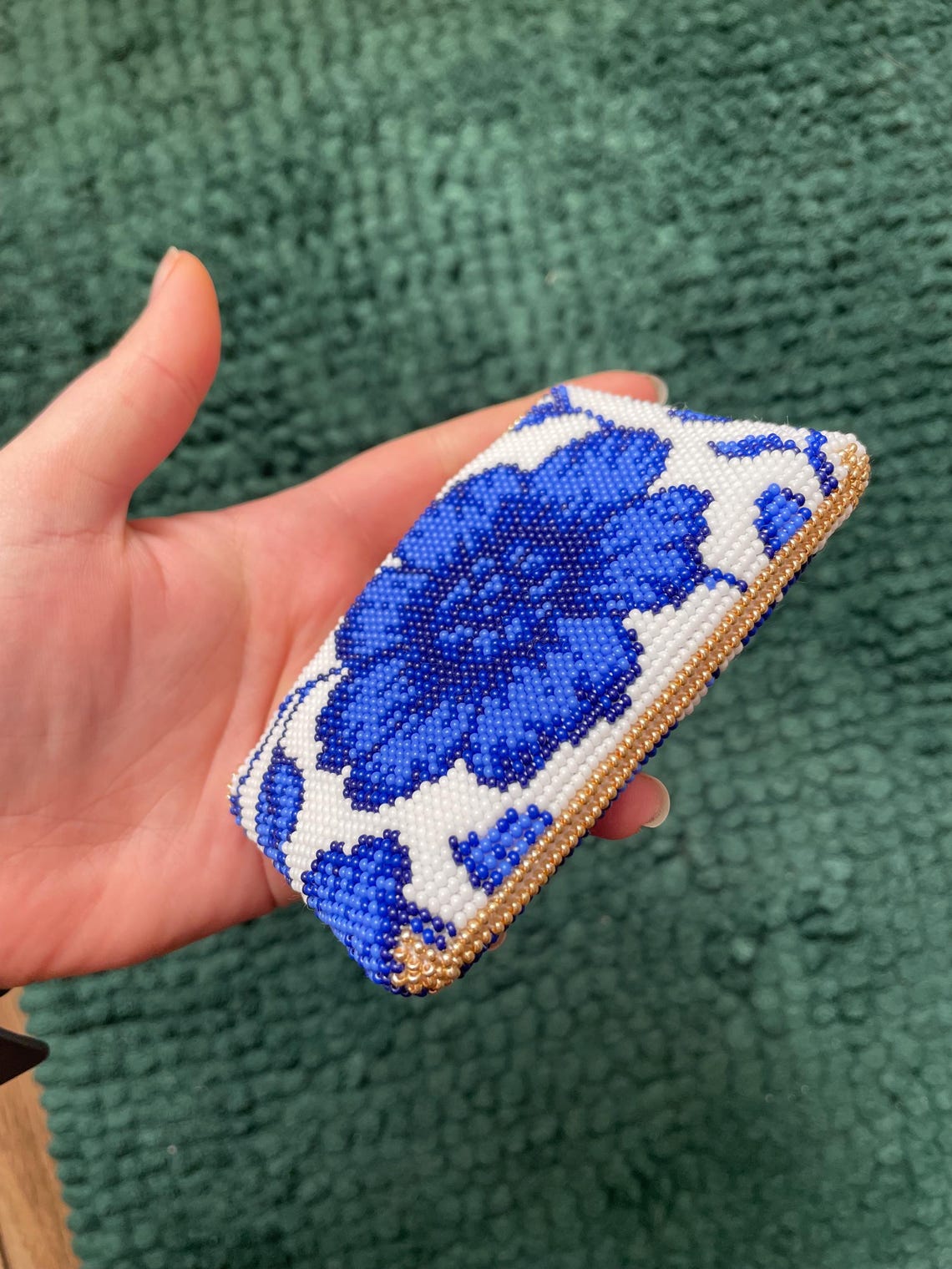 Floral Bead Crochet Wallet KIT - Etsy