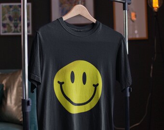 Smiley face tshirt | Etsy