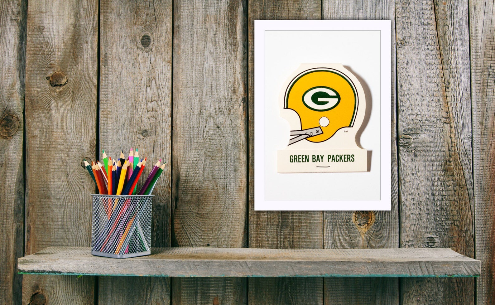 Green Bay Packers Vintage Matchbook Custom Framed Art Print | Etsy