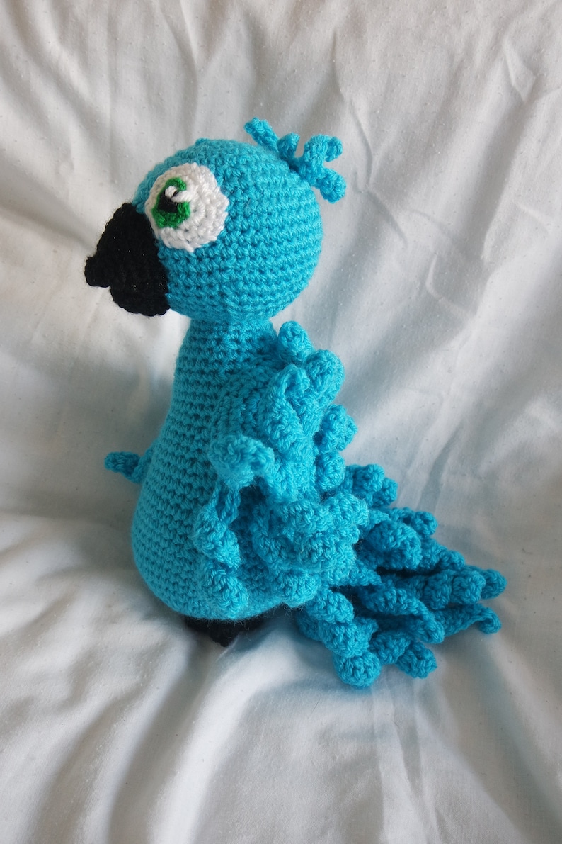 Rio Crochet Pattern, Blue Crochet Pattern, Jewel Crochet Pattern, Rio ...