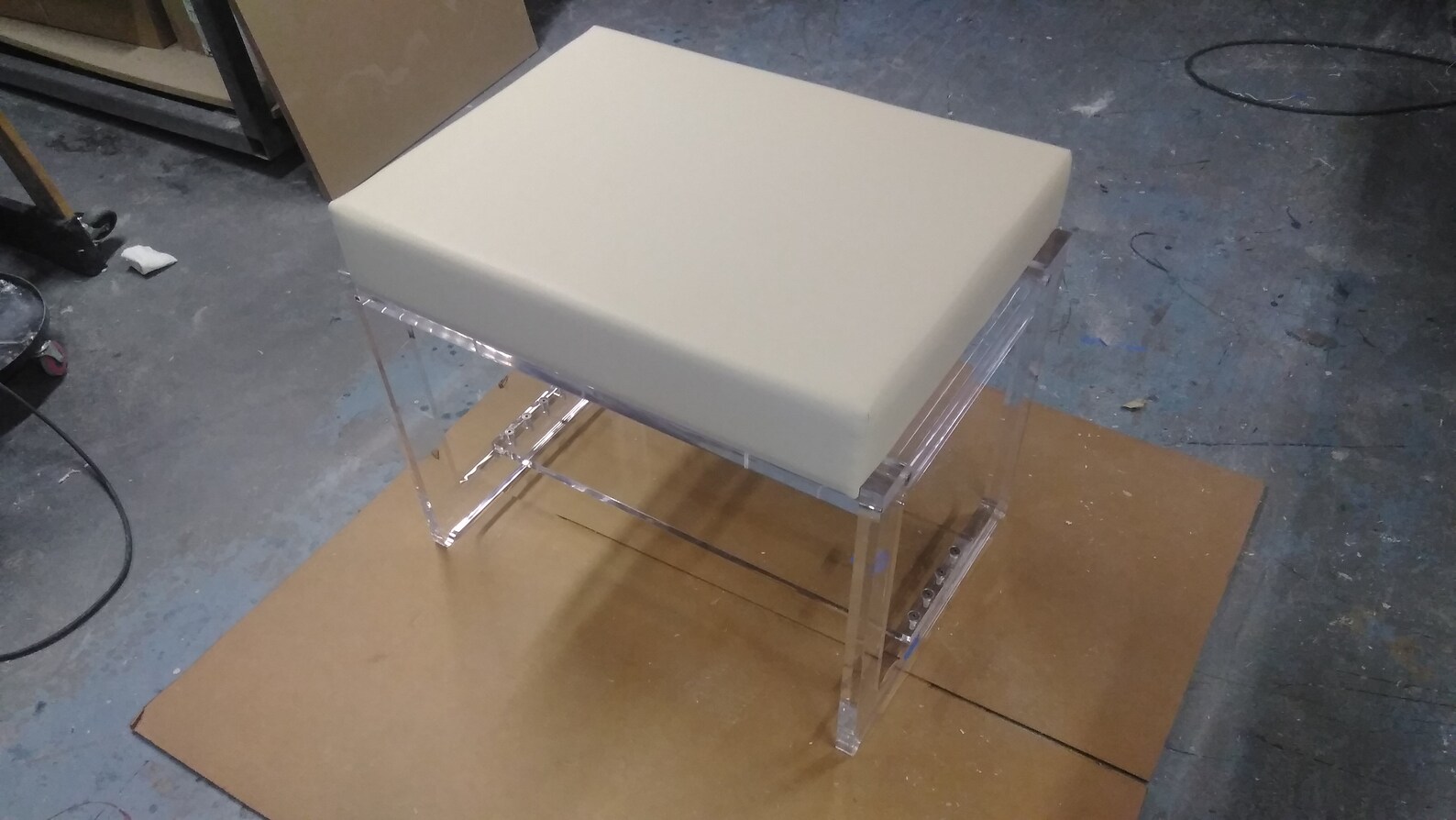 Acrylic Vanity Stool - Etsy