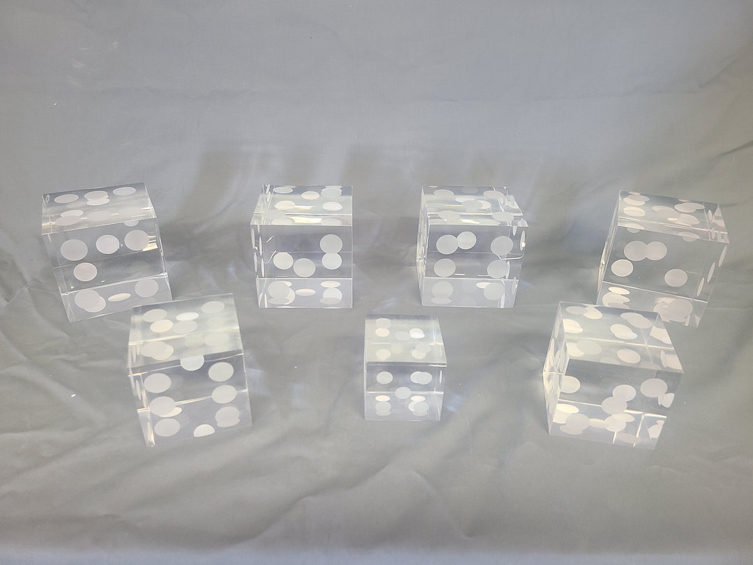 Acrylic Dice Oversize Etsy