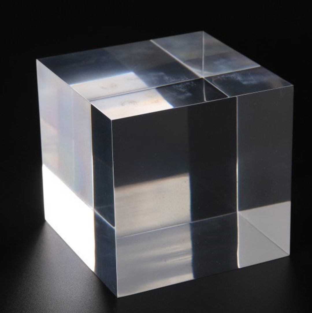 Clear Acrylic Solid Cubes - Etsy