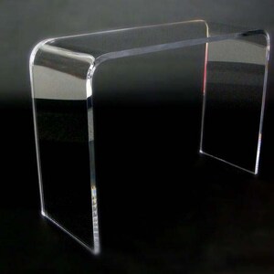 Acrylic Console Table Waterfall Style 30 X 15 X 29 Tall - Etsy