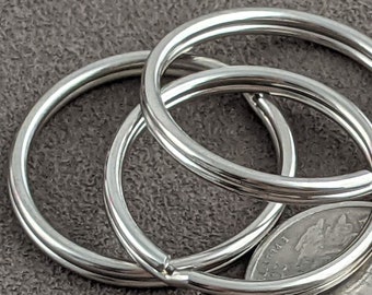 Large Split Rings | Etsy