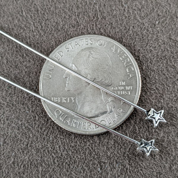 Antique Silver Star Pin - Etsy