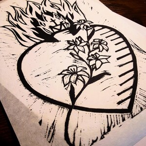 Most Chaste Heart of St. Joseph 5x7 Art Print - Etsy