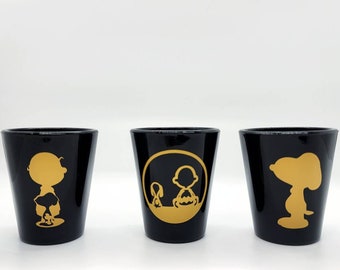 Snoopy Shot Glasses - Etsy