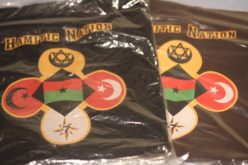 Hamitic Nation T-shirt Isrealites Five Percenter Islam Hebrew Africa ...