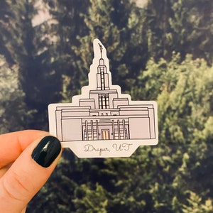LDS Draper Temple Sticker - Etsy