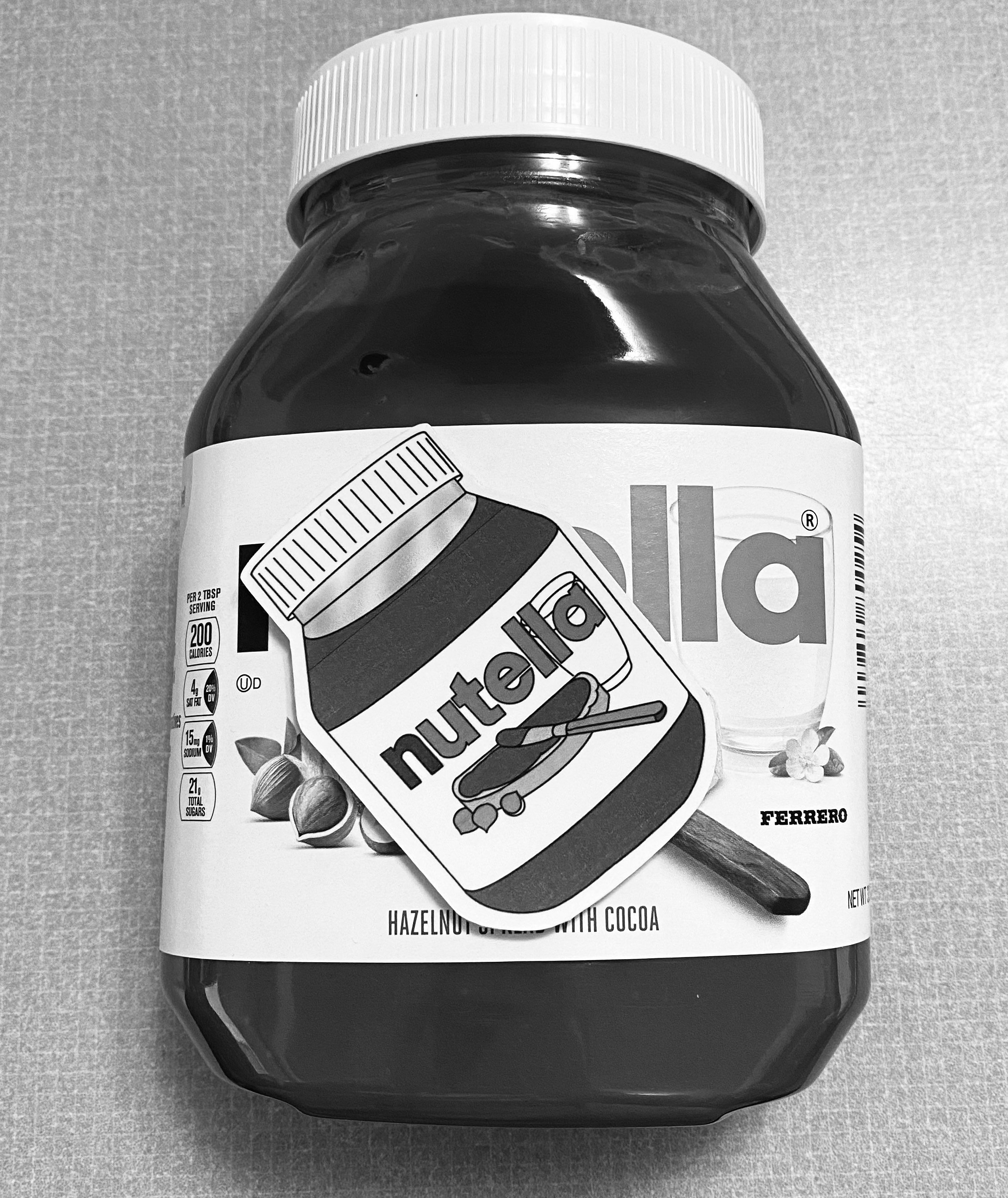 Nutella Sticker - Etsy