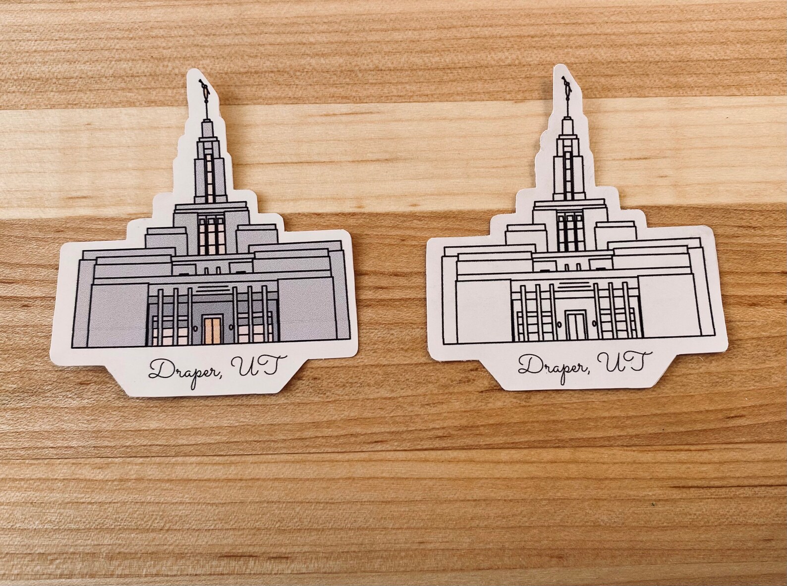 LDS Draper Temple Sticker - Etsy