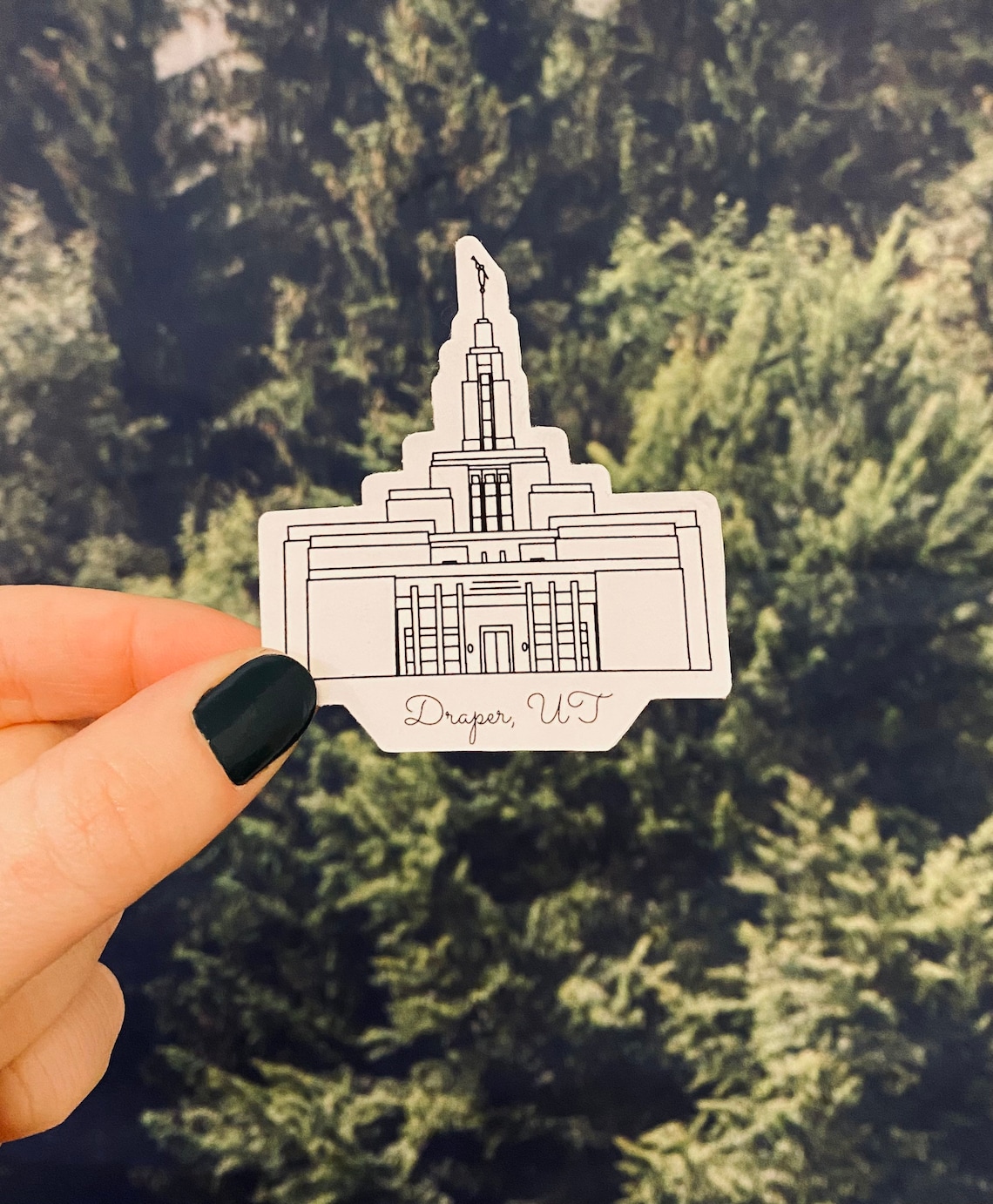 LDS Draper Temple Sticker - Etsy
