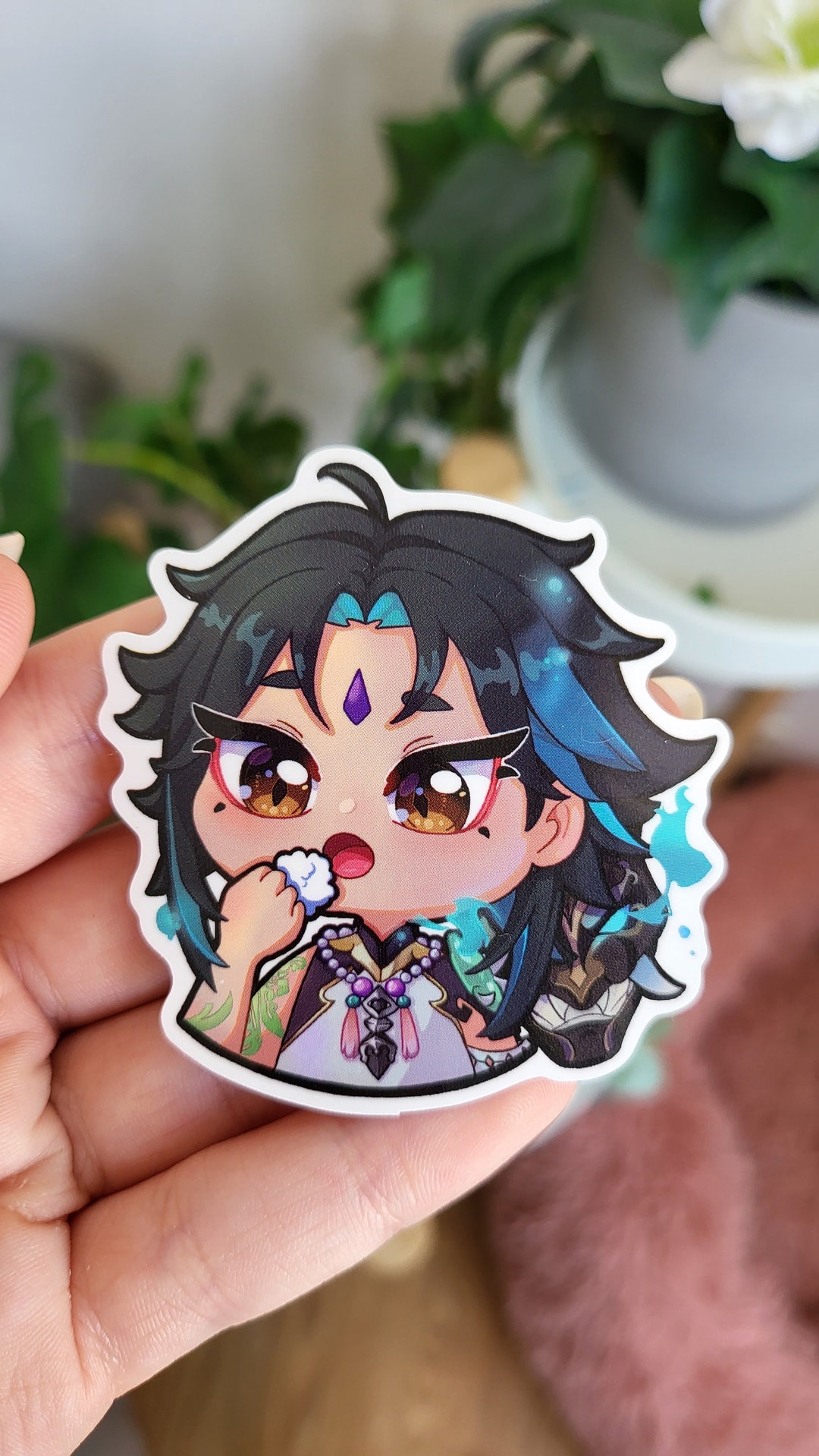 Genshin Impact Xiao Waterproof Vinyl Sticker - Etsy