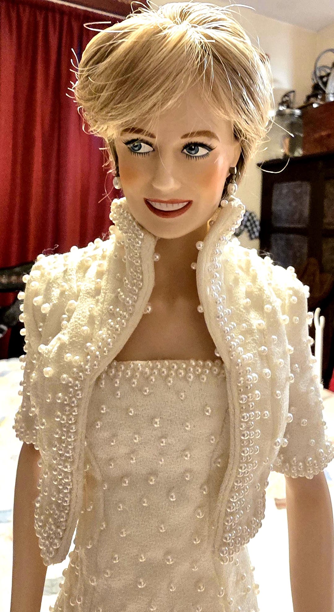 Princess Diana of Wales Porcelain Doll - Etsy